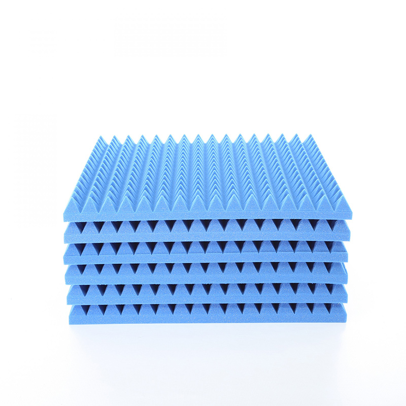 SoundFix 6 Blue Pyramid Acoustic Foam Tiles Large